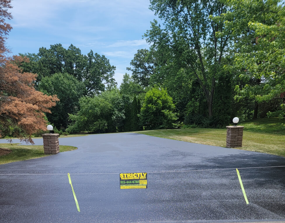 Driveway Sealcoating In Northern Illinois | Strictly Sealcoating, INC®