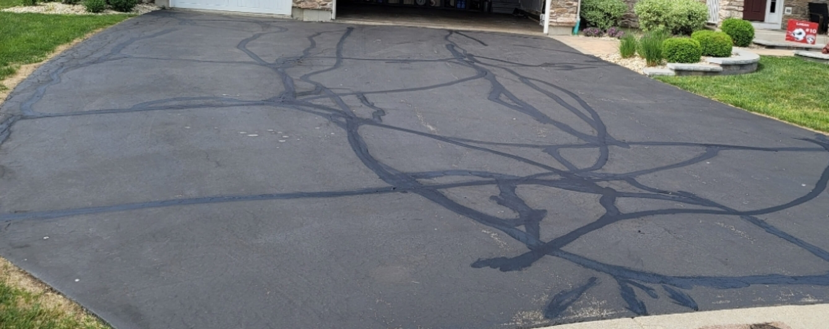 Asphalt Crack Filling In McHenry County, IL | Strictly Sealcoating, INC®