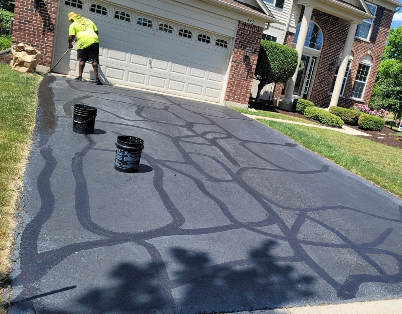 Asphalt Crack Filling In McHenry County, IL | Strictly Sealcoating, INC®