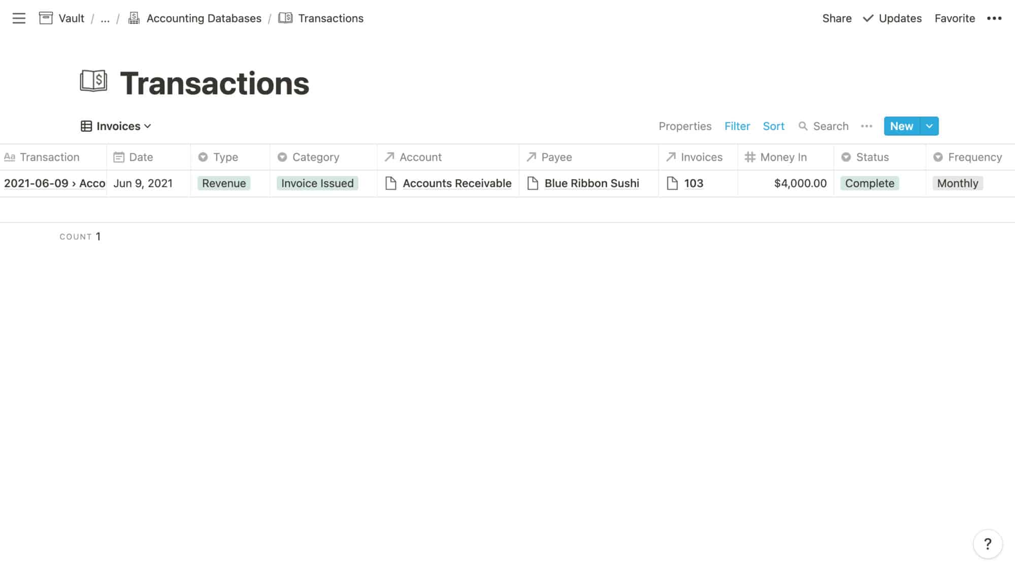 Notion VIP: Learn Notion by Building an Accounting System