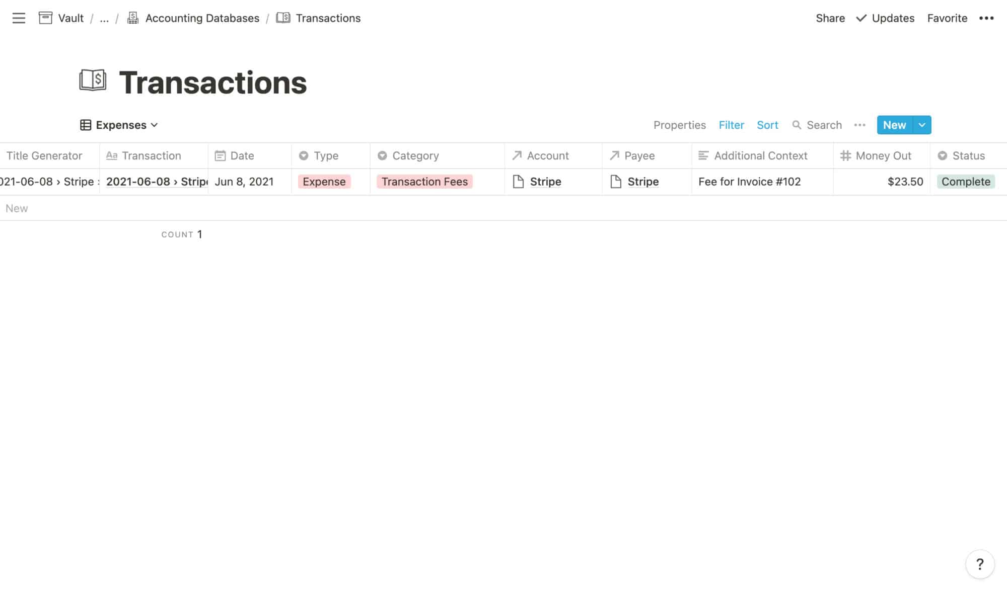 Notion VIP: Learn Notion by Building an Accounting System