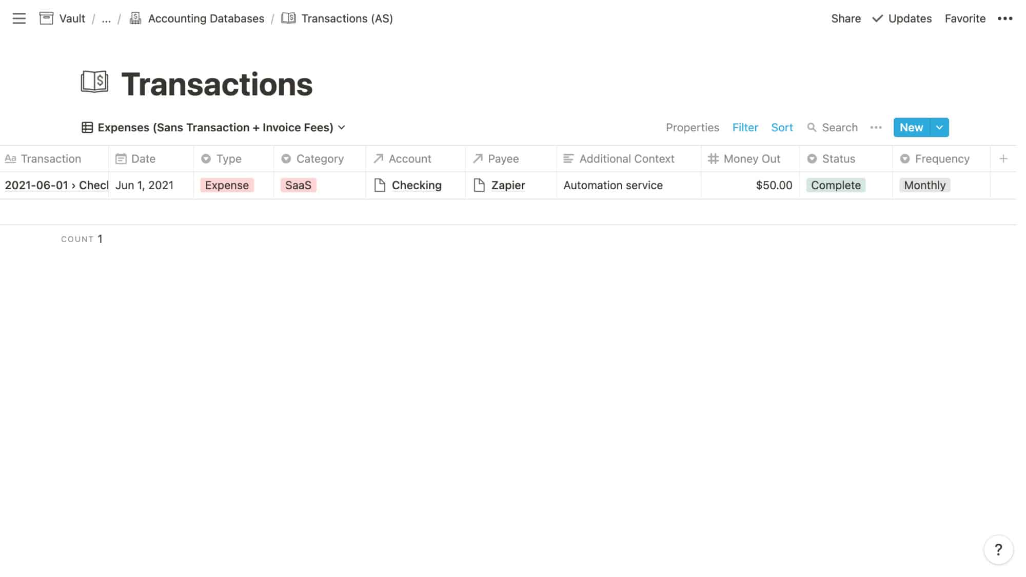 Notion VIP: Learn Notion by Building an Accounting System