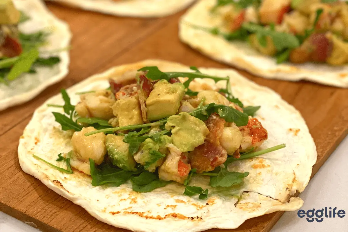 lobster cobb roll wrap