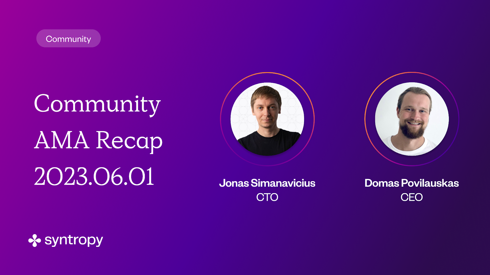 Syntropy July Monthly Update: The Dawn of Data Democratization