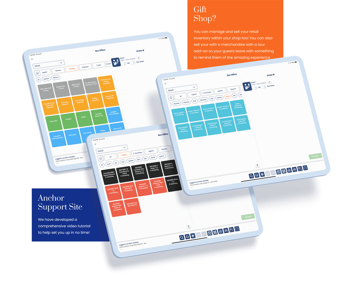 Premier All-in-One Ticketing Solution - Anchor Operating System