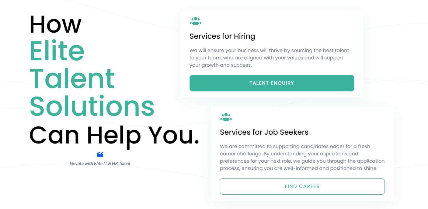 Elite Talent Solutions: IT and HR Recruitment Agency