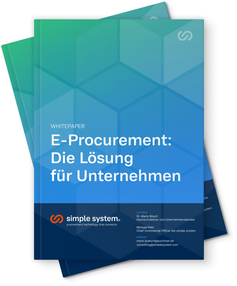 simple system · Ihre Lösung für den indirekten Bedarf