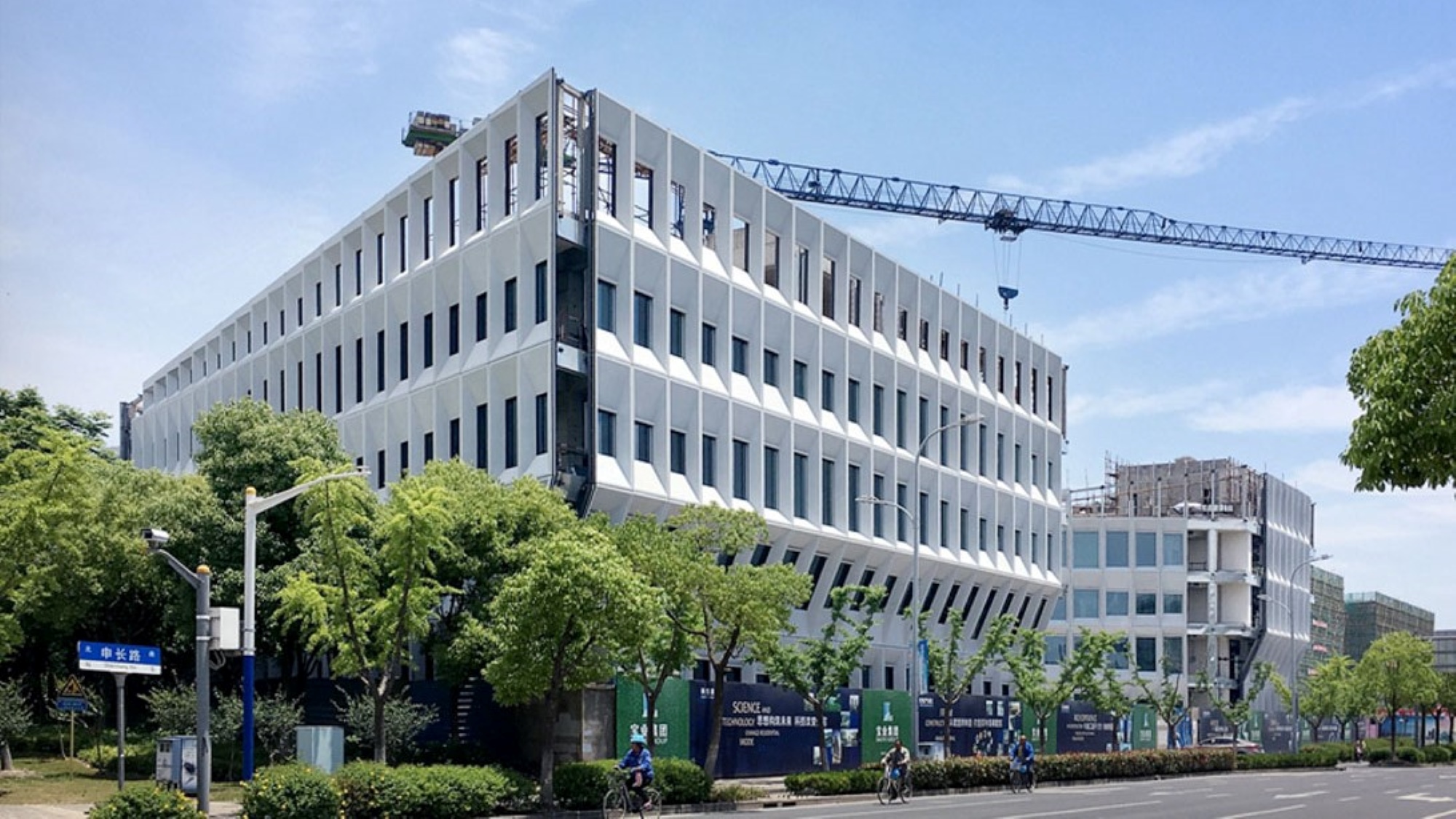 ShangHai Baoye Center Curtain Wall is Nearing Completion | LYCS ...