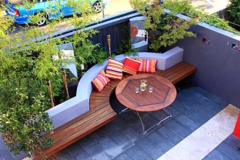 Outdoor Bench Seating - Harrisons Landscape