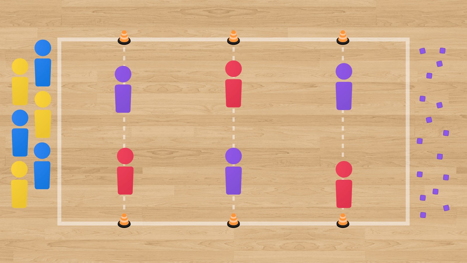 Slide Tag • Physical Education Games