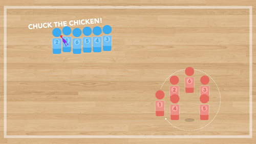 Chuck The Chicken • Physical Education Games