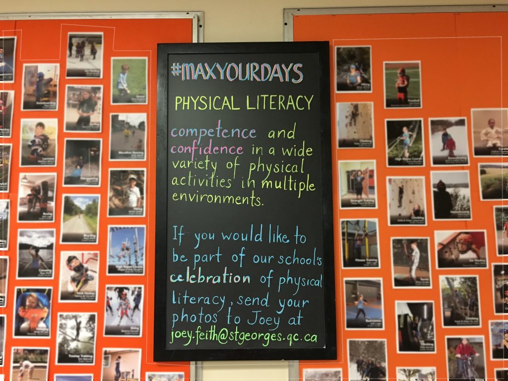 The #MaxYourDays Mural: Celebrating Physical Literacy Journeys