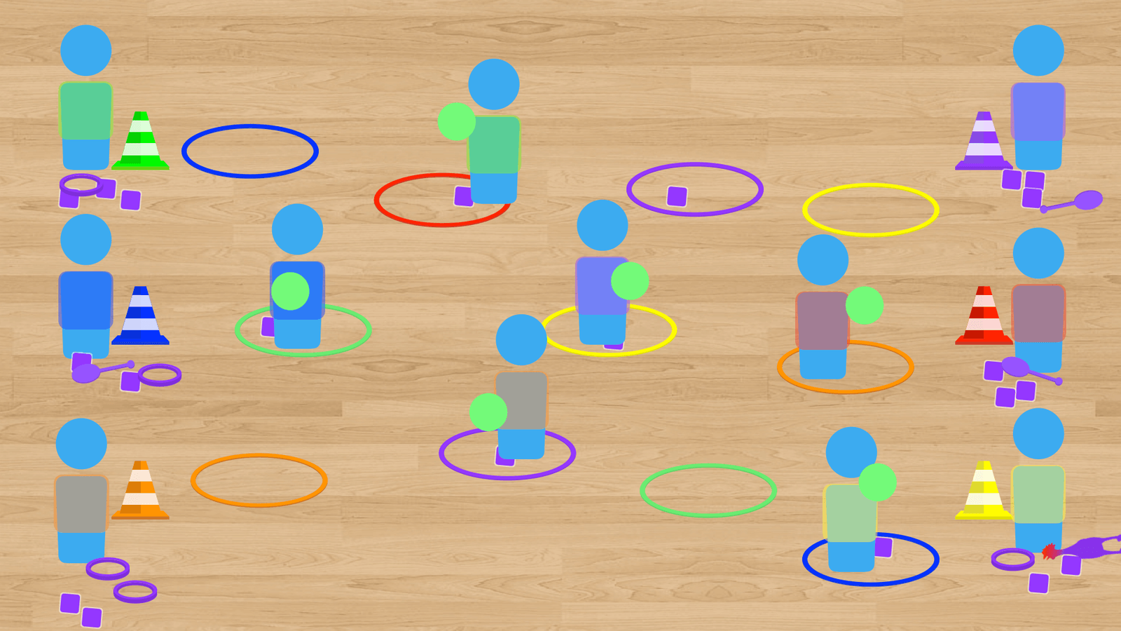 Touchdowns • Physical Education Games