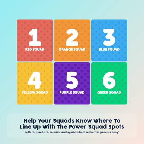 Power Squad Rosters And Spots • PE Resources