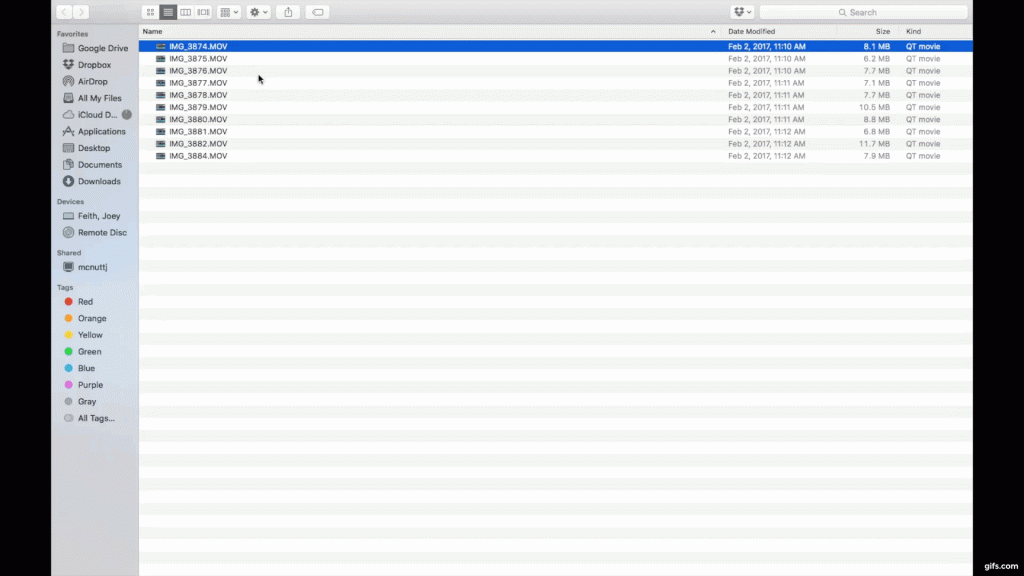 Physical Education Student Portfolios