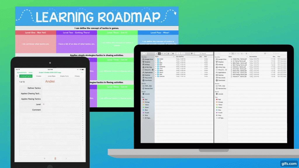 Physical Education Student Portfolios