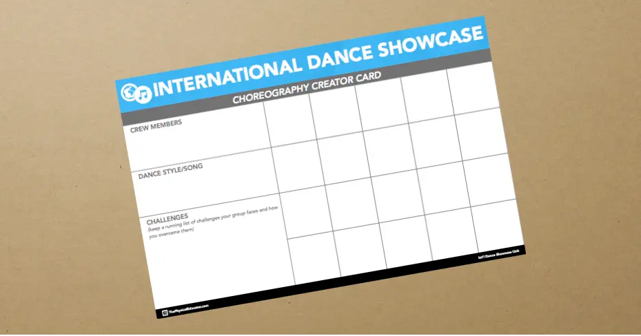 International Dance Showcase Unit Teacher Pack