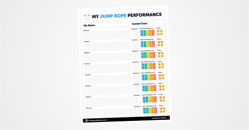 Jump Rope Deli: Developing Performance Confidence In Physical Education