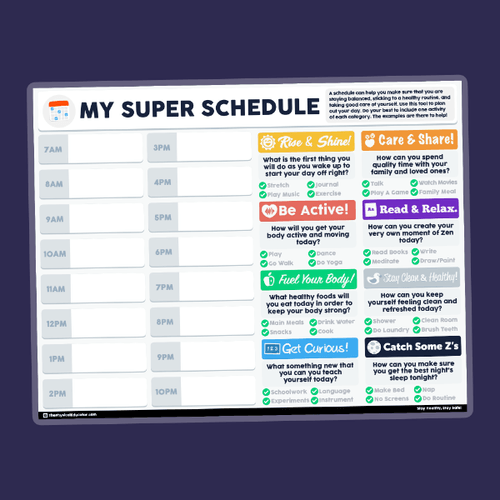 Super Schedule Sheet • PE Resources