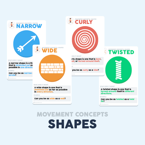 Movement Concept Cards • PE Resources