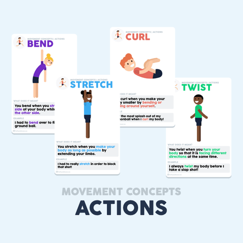 Movement Concept Cards • PE Resources