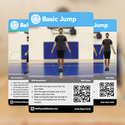 Jump Rope Cards - Set of 15 • PE Resources