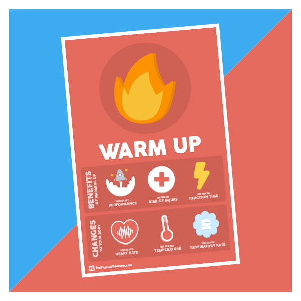 Warm Up & Cool Down Posters • PE Resources