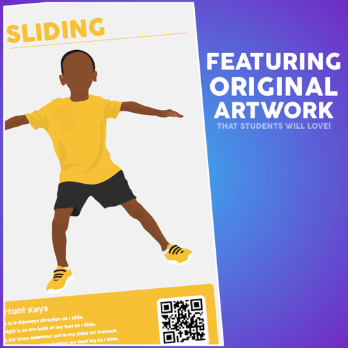 FMS Locomotor Posters - Series Two • PE Resources