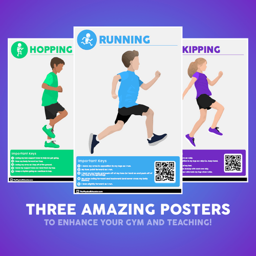 FMS Locomotor Posters - Series One • PE Resources