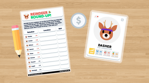 Reindeer Round-Up • Physical Education Games