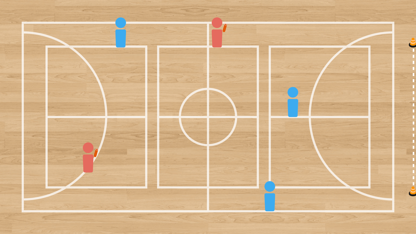 On The Lines, Off The Lines • Physical Education Games