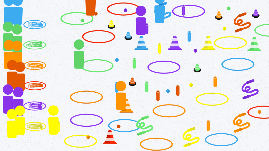 Snowman Blitz • Physical Education Games