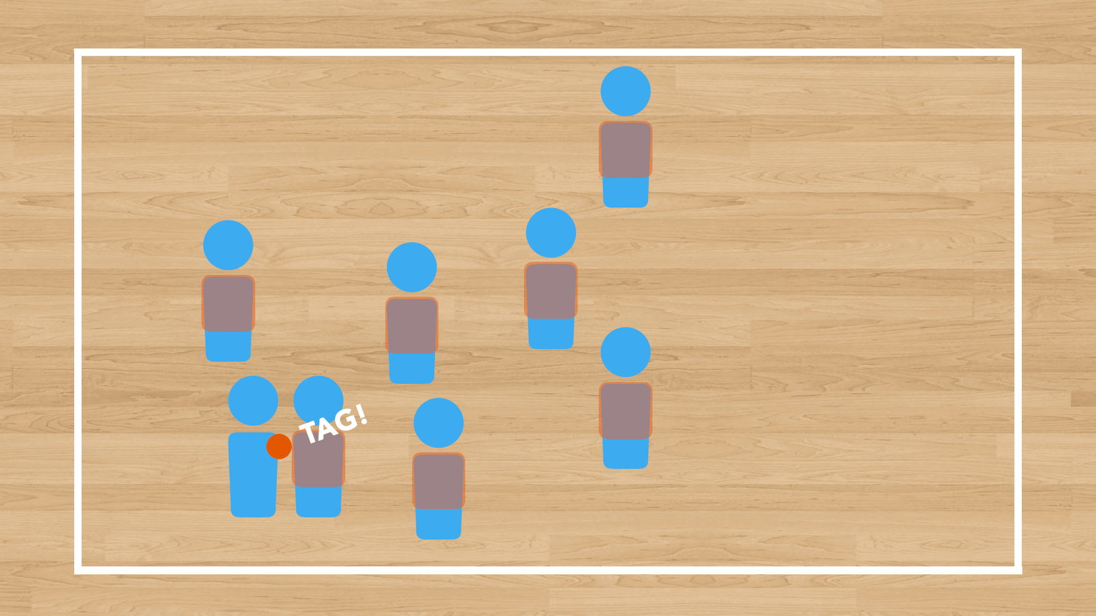 Team Swarm Tag • Physical Education Games