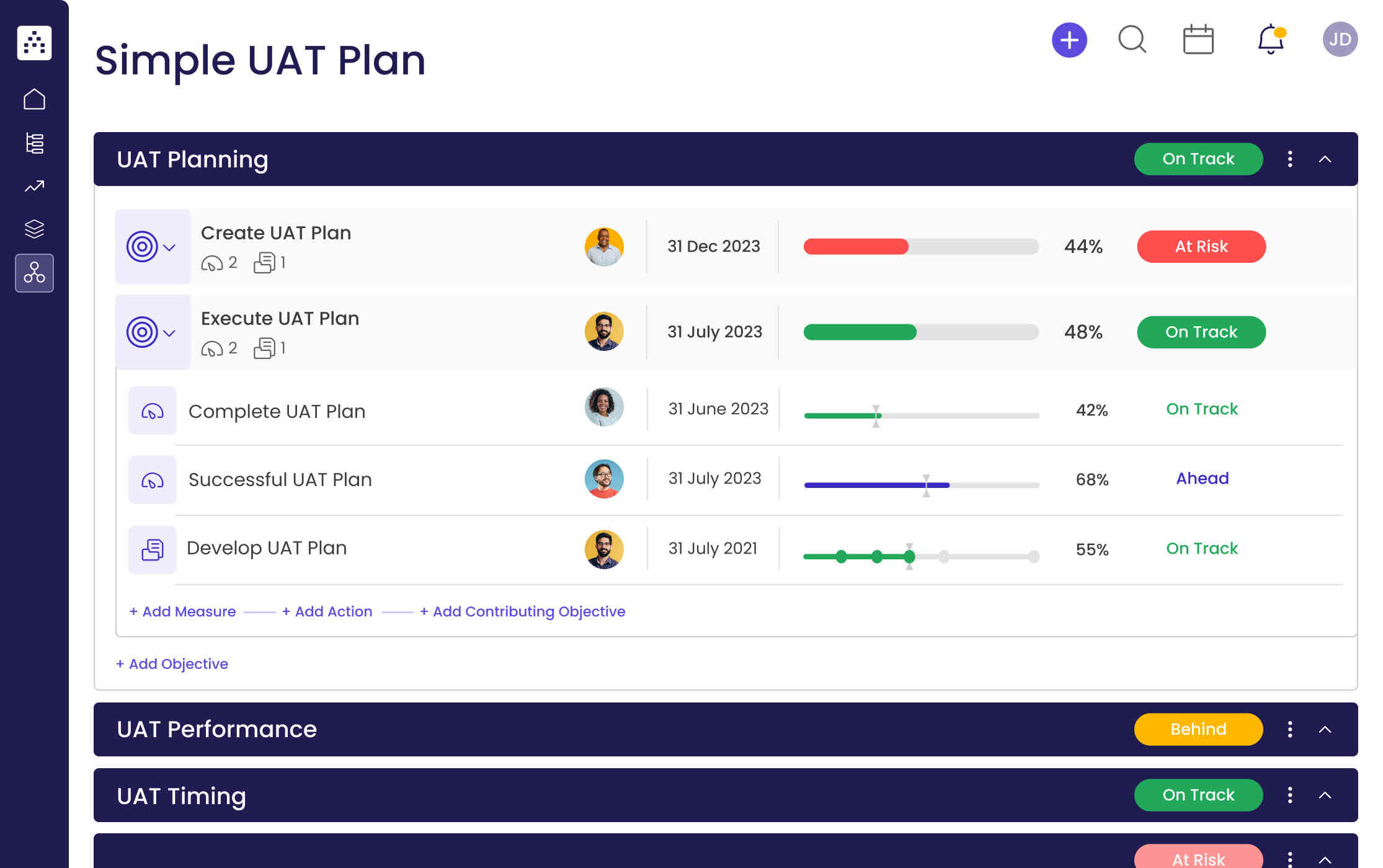 Simple UAT Plan Template