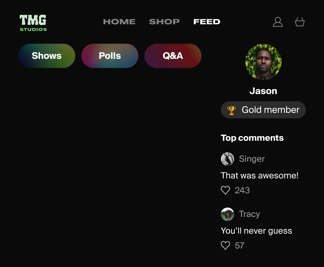 Fourthwall Memberships | The all-in-one homebase for your brand