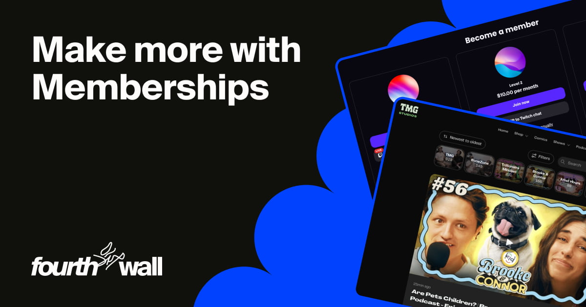 Fourthwall vs Passes vs Fanfix