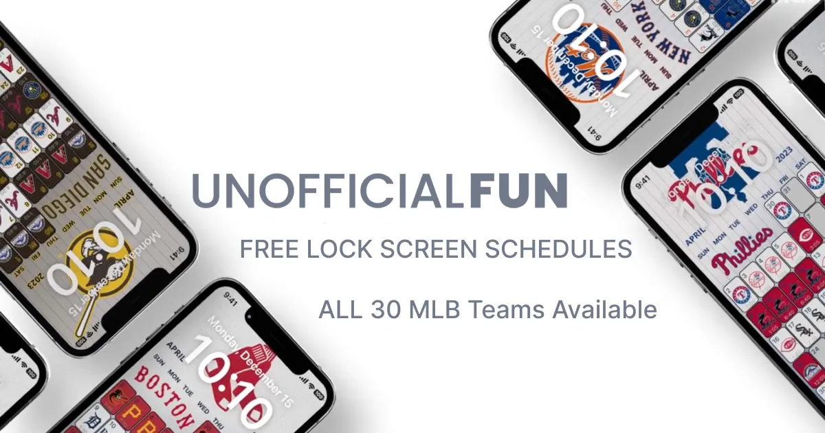 Free MLB baseball lock screen schedule wallpapers that turn ordinary ...