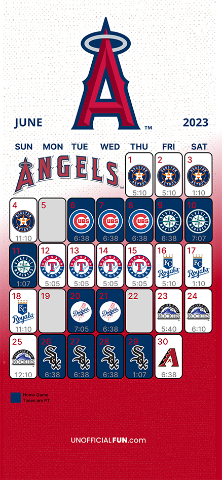 Los Angeles Angels Wallpaper Schedule for your lock screen