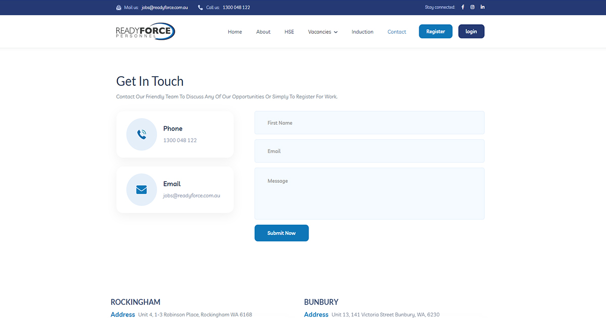ReadyForce - Contact