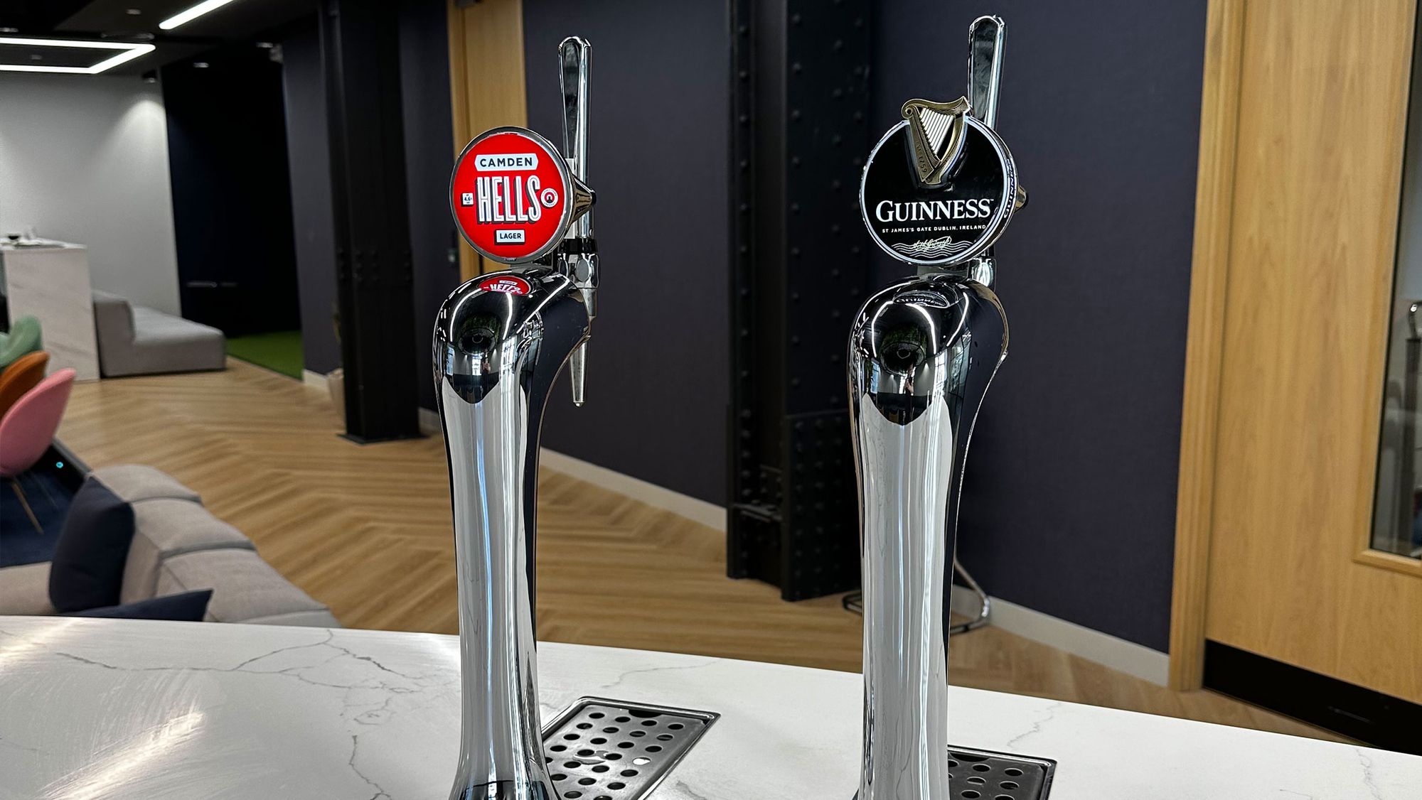 Self-Serve Tap Wall for Corporate Party - Rent A Keg