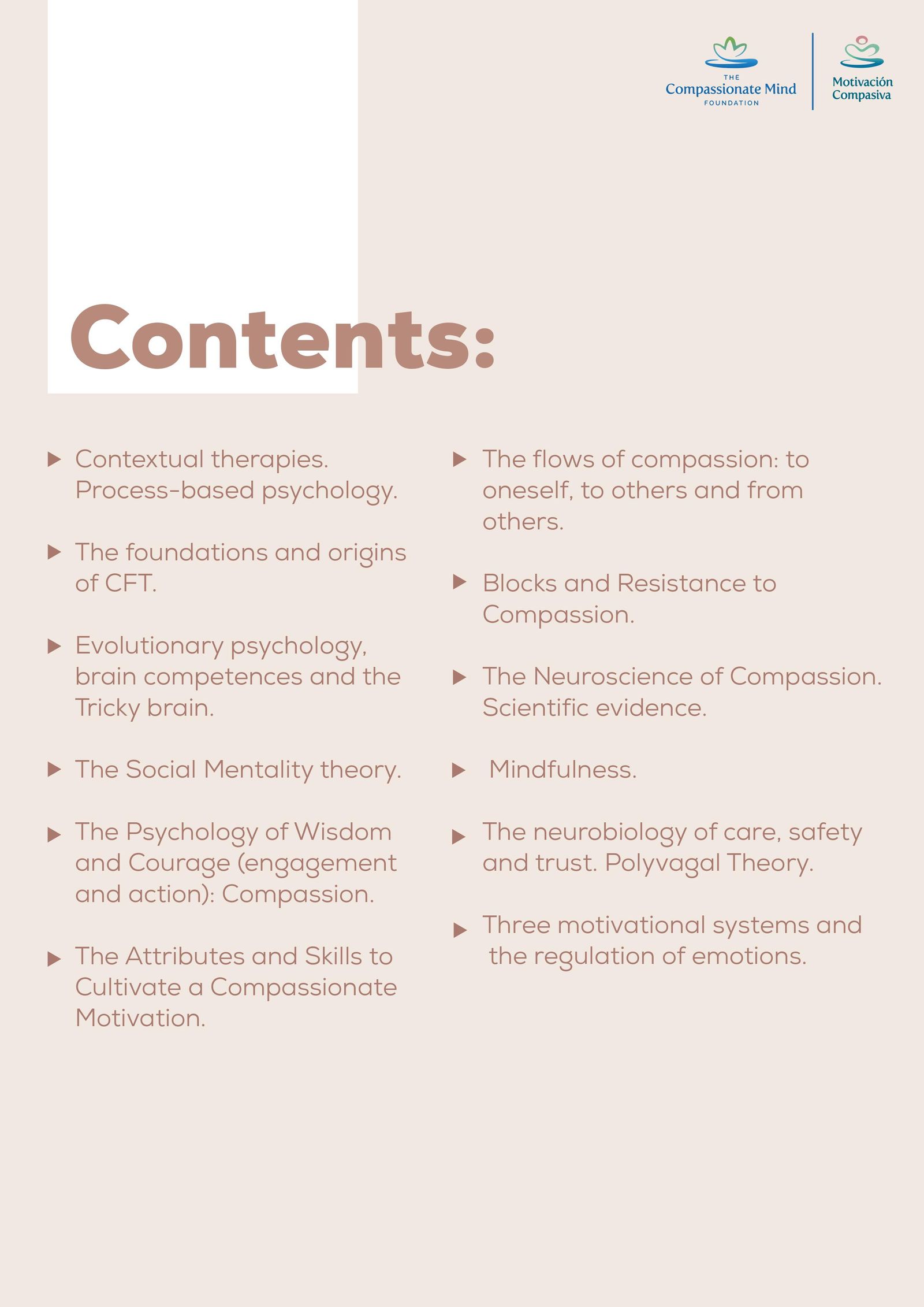 Compassion Focused Therapy Training | Compassionate Mind