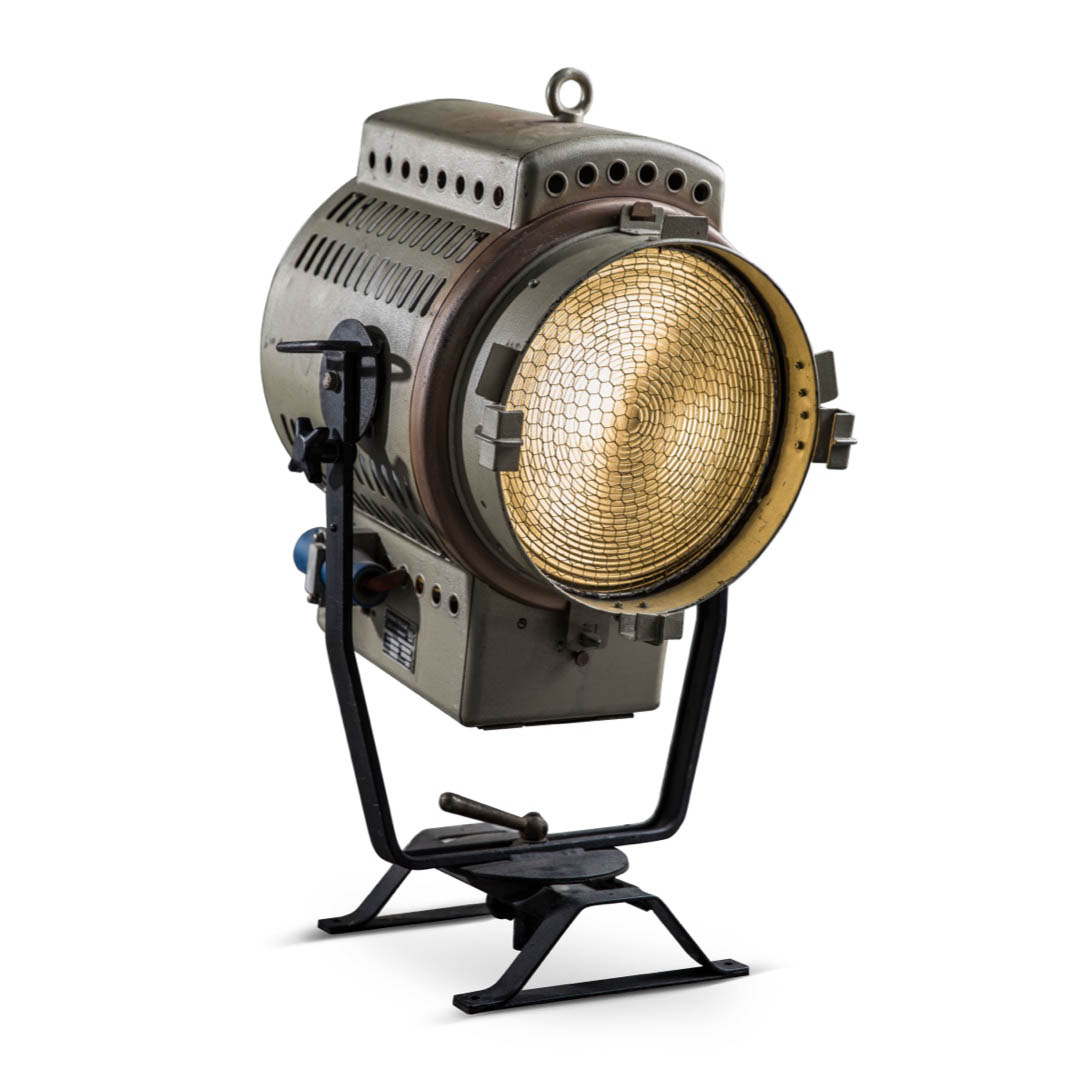 Mid-Century Metal Movie Spotlight with Tripod | HasModern