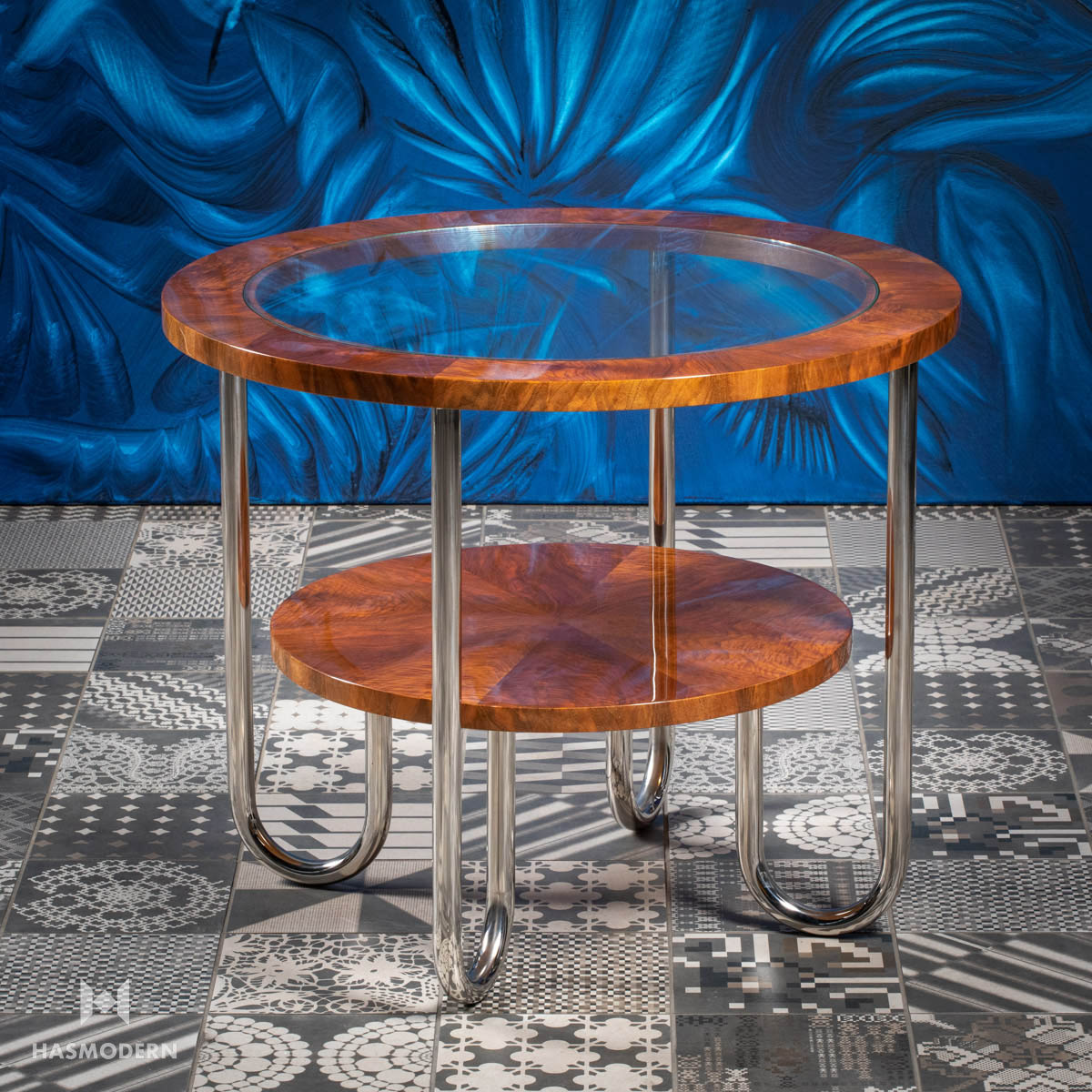 Wood Metal Functionalist Coffee Table | HasModern