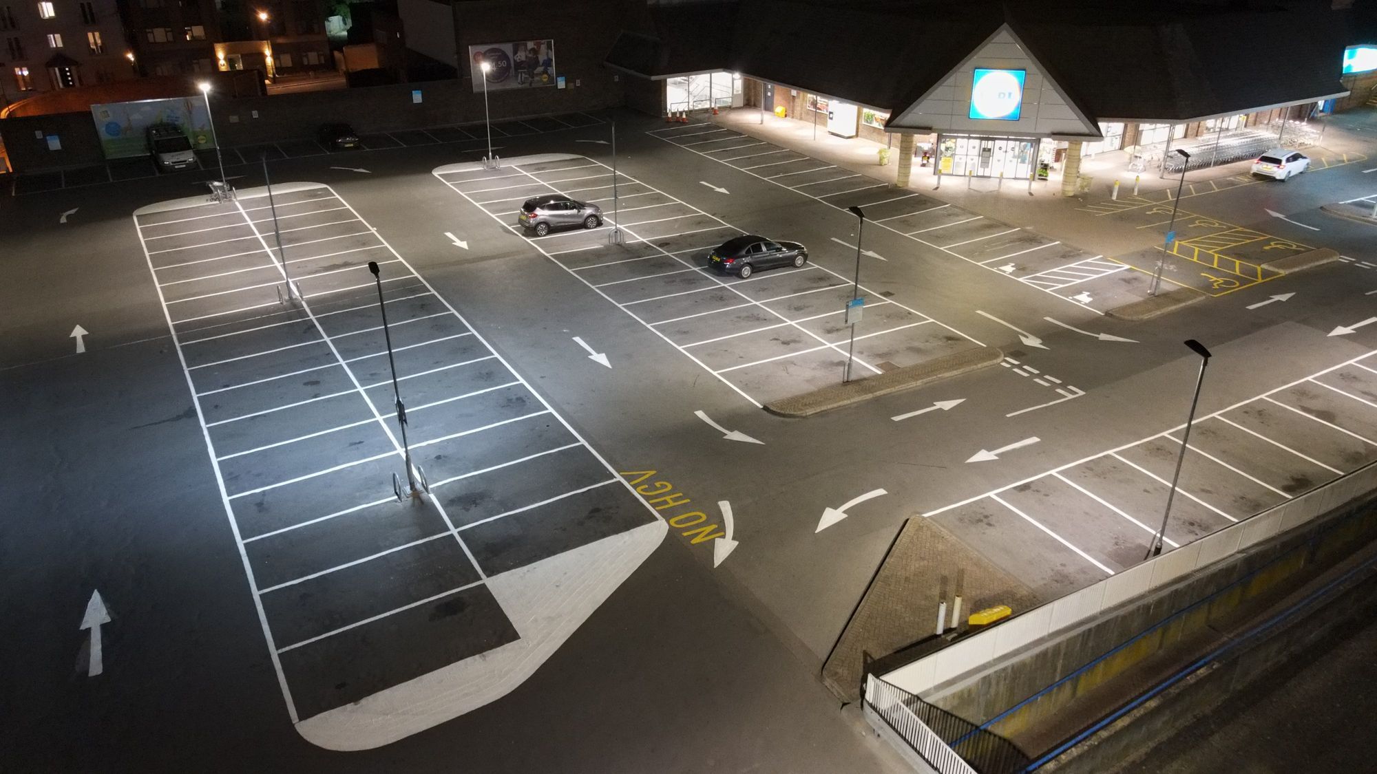 Car park line painting - Total Line Marketing