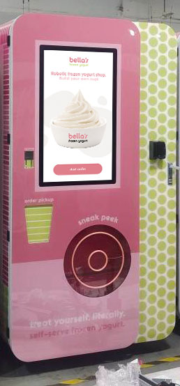 Bella's - Automated robotic frozen yogurt machine