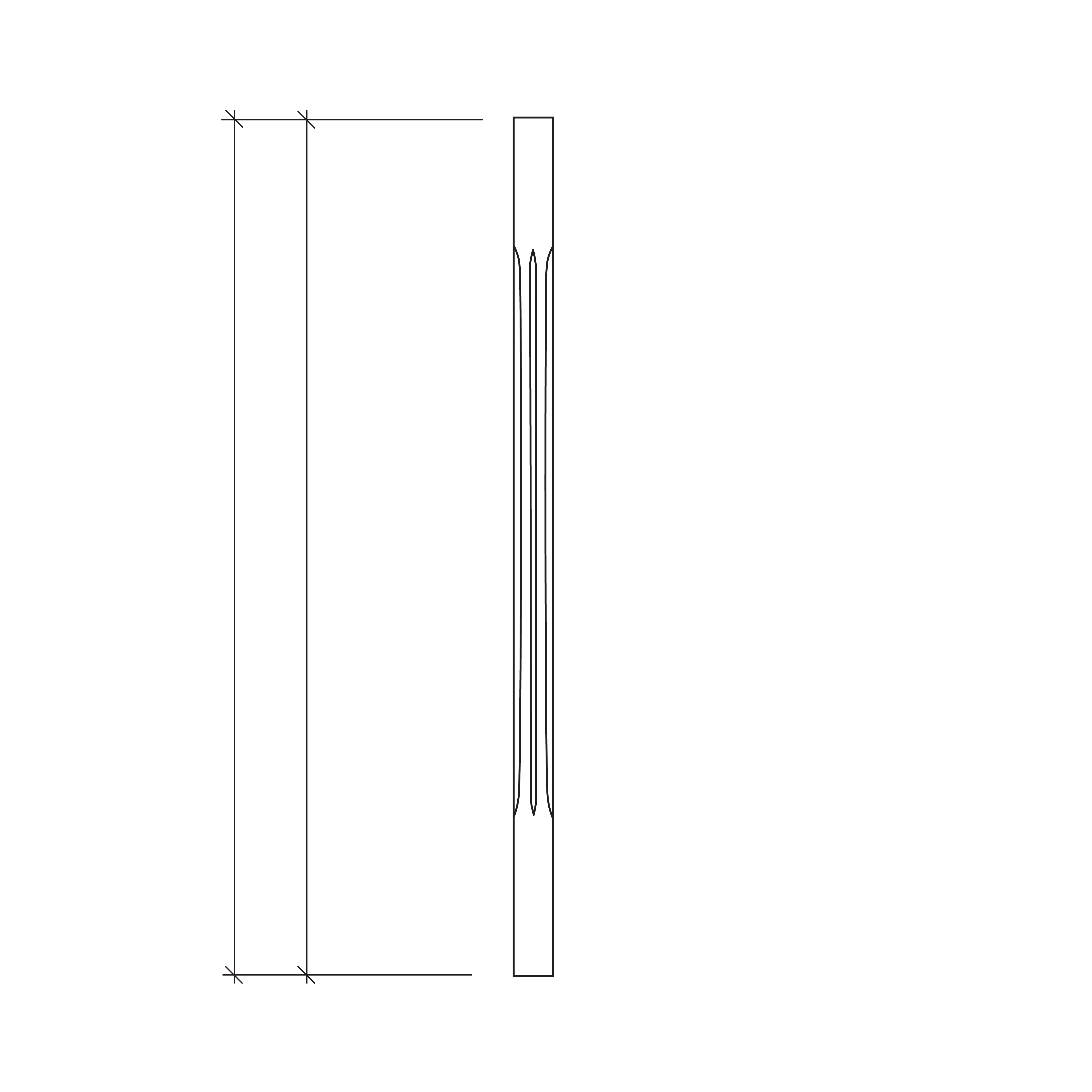 Verandah Post Fluted