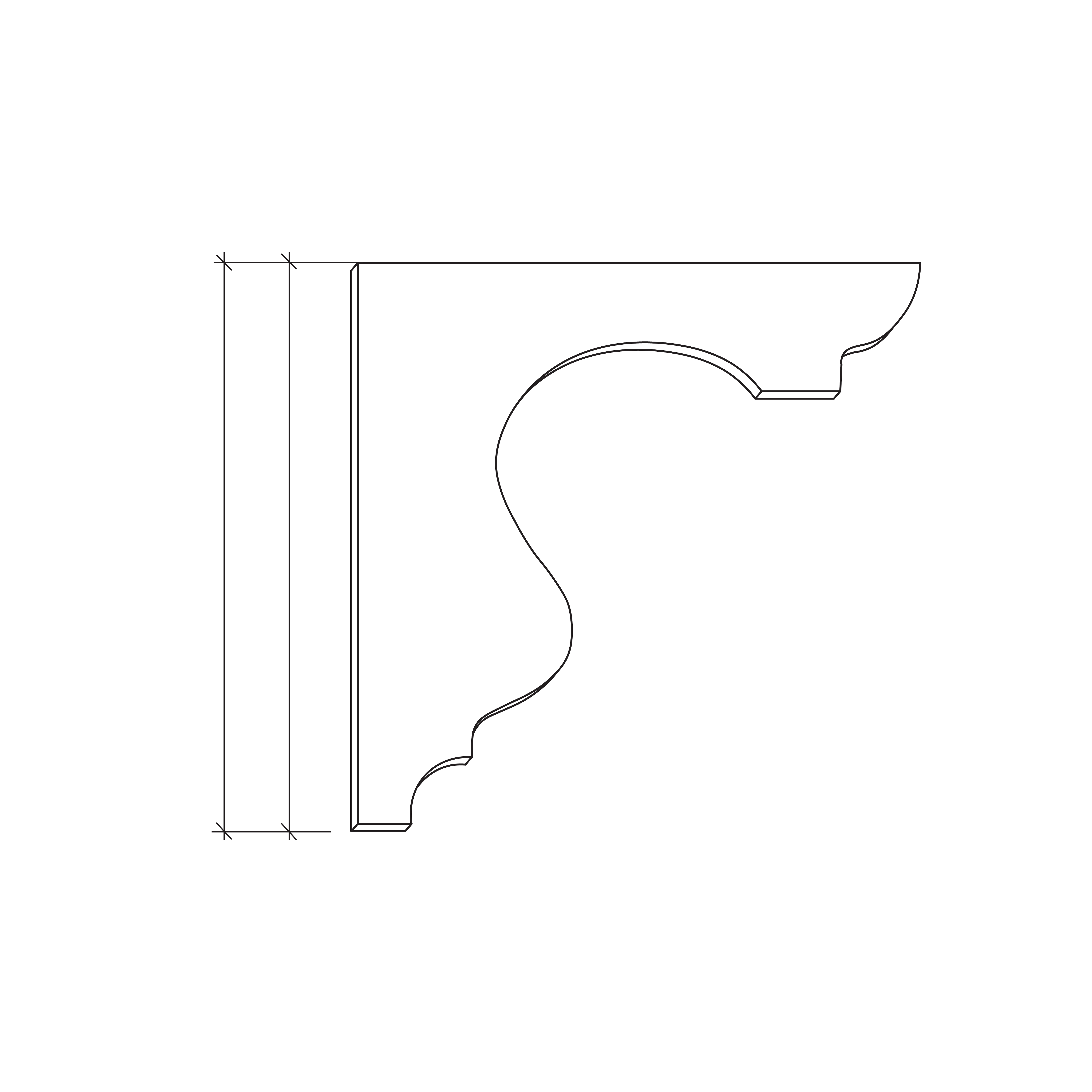 A4 Bracket – Pine