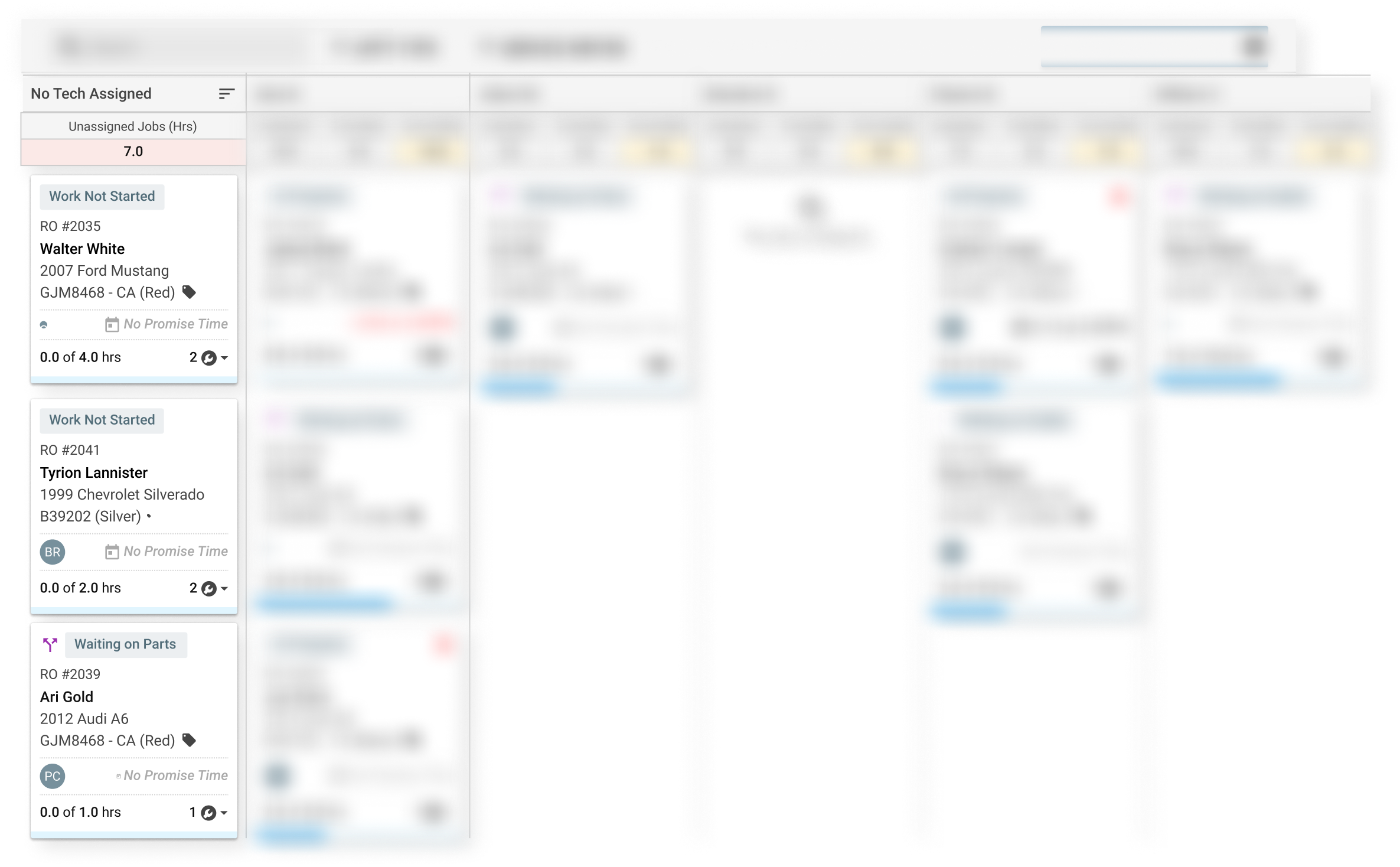 Step 1: Look Into Outstanding Repair Orders