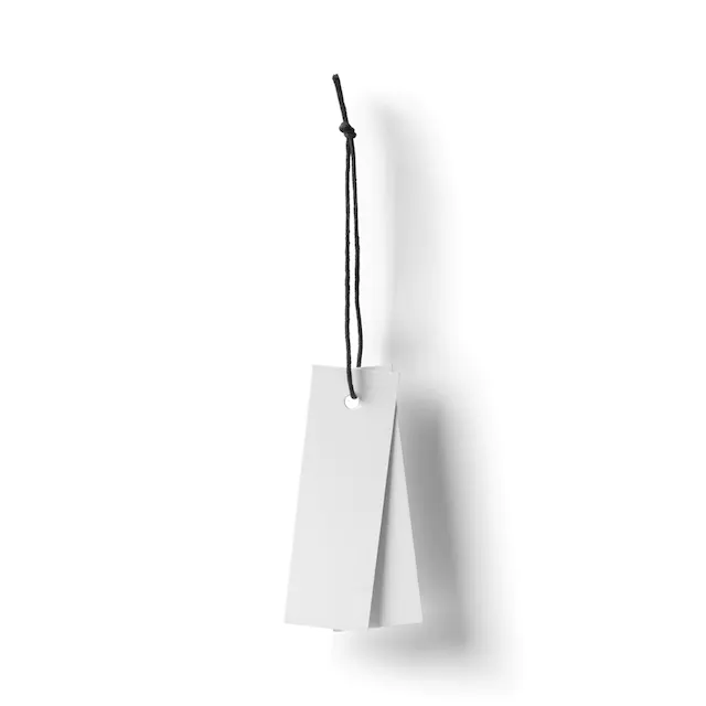 Flying Tag — Blank Mockup Item