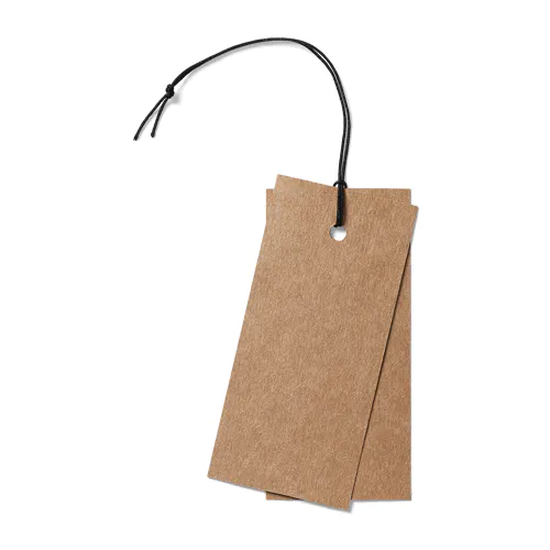 Kraft Long Label Tags Mockup — Blank Mockup Item